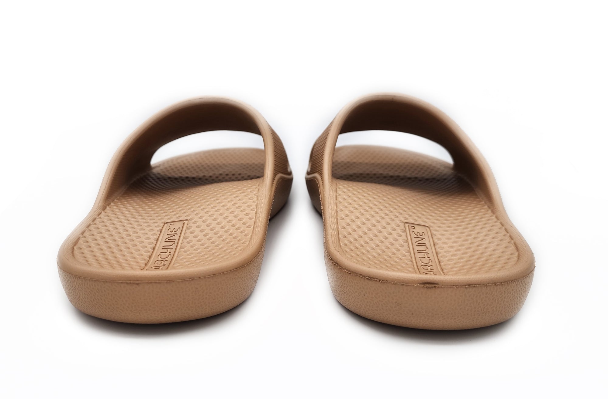 Archline Rebound Orthotic Slides - Putty | Foot Pain Plantar Fasciitis ...