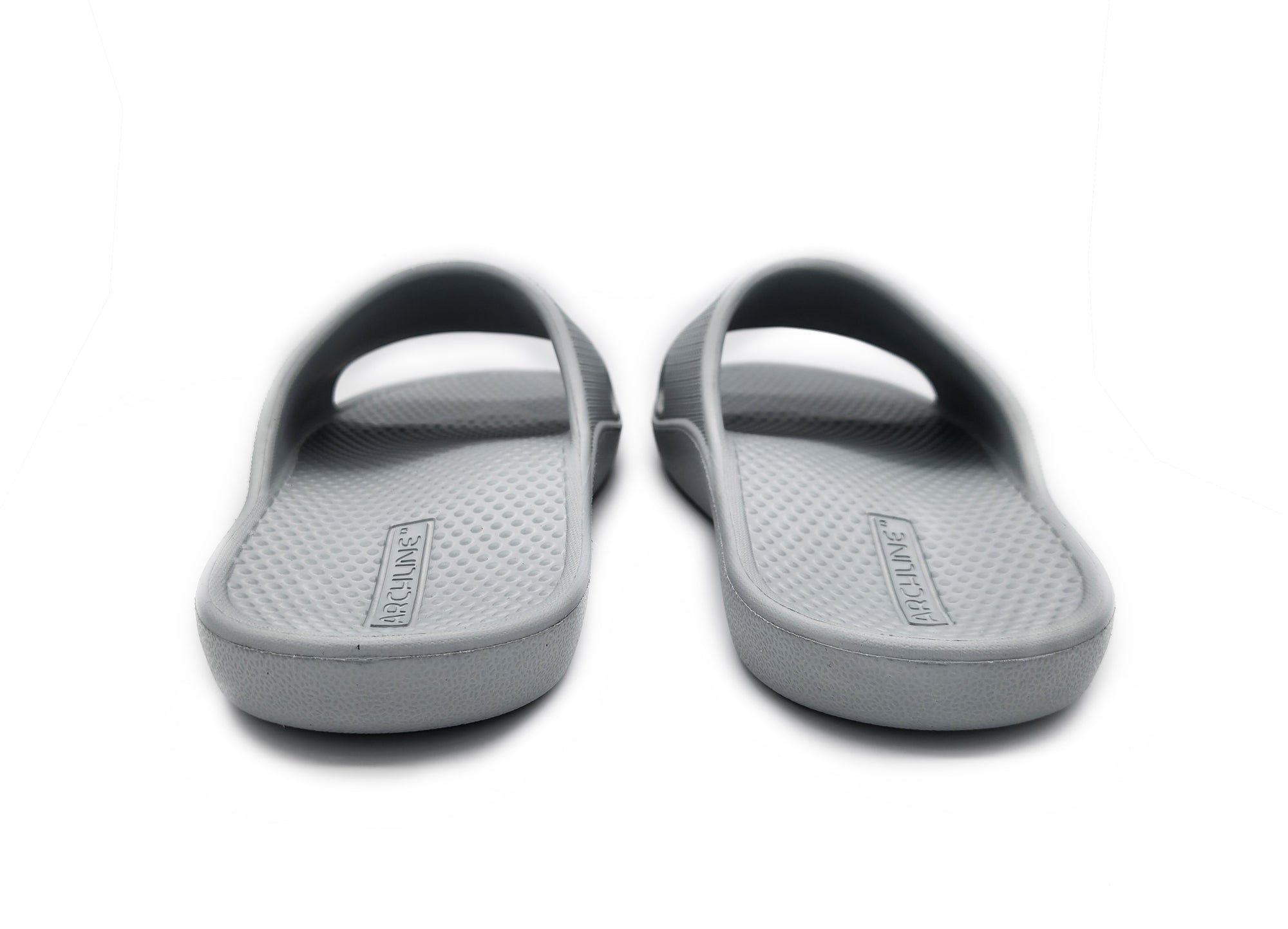 Archline Rebound Orthotic Slides - Stone Grey| Foot Pain Plantar ...