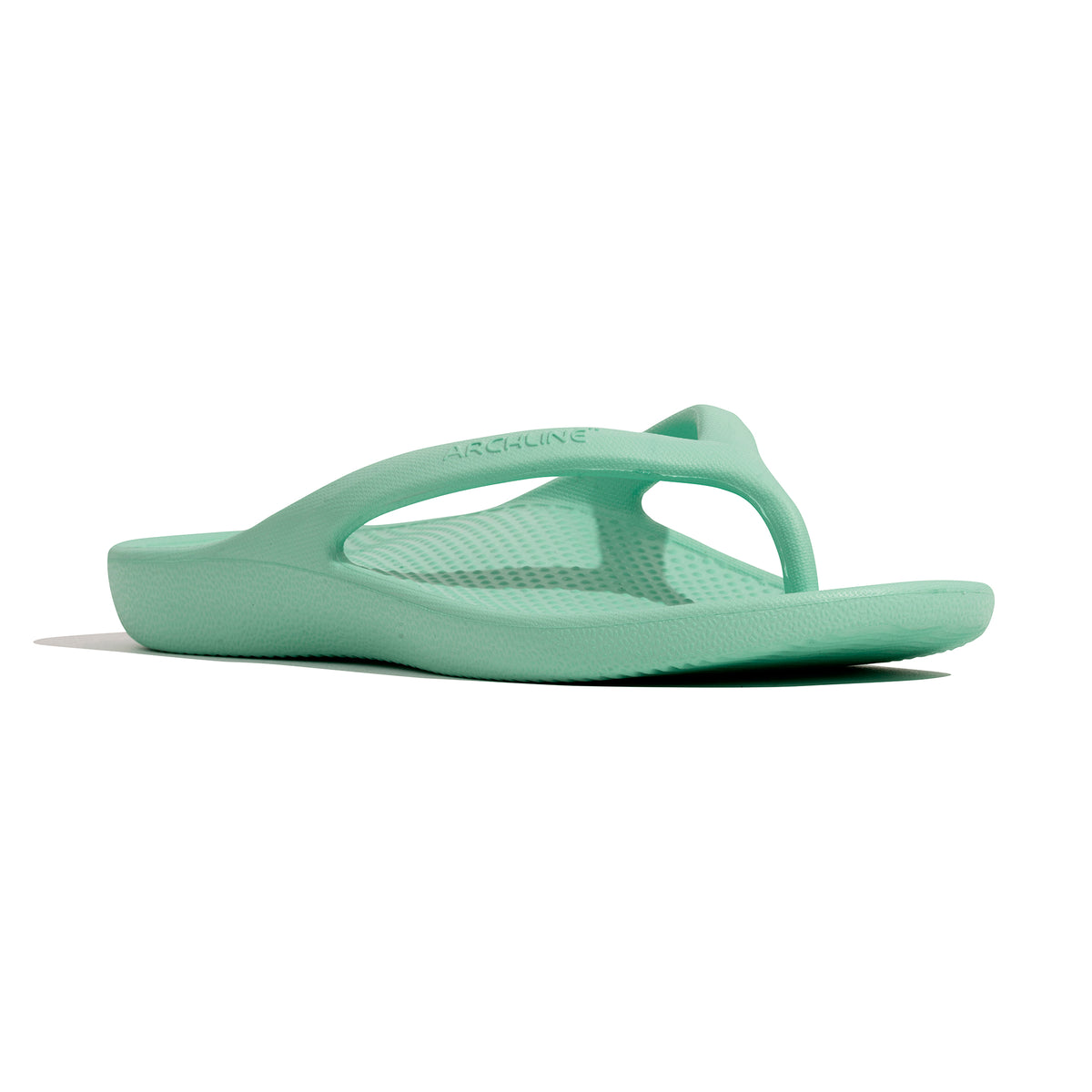 Archline Rebound Orthotic Thongs - Mint Green | Foot Pain Plantar ...