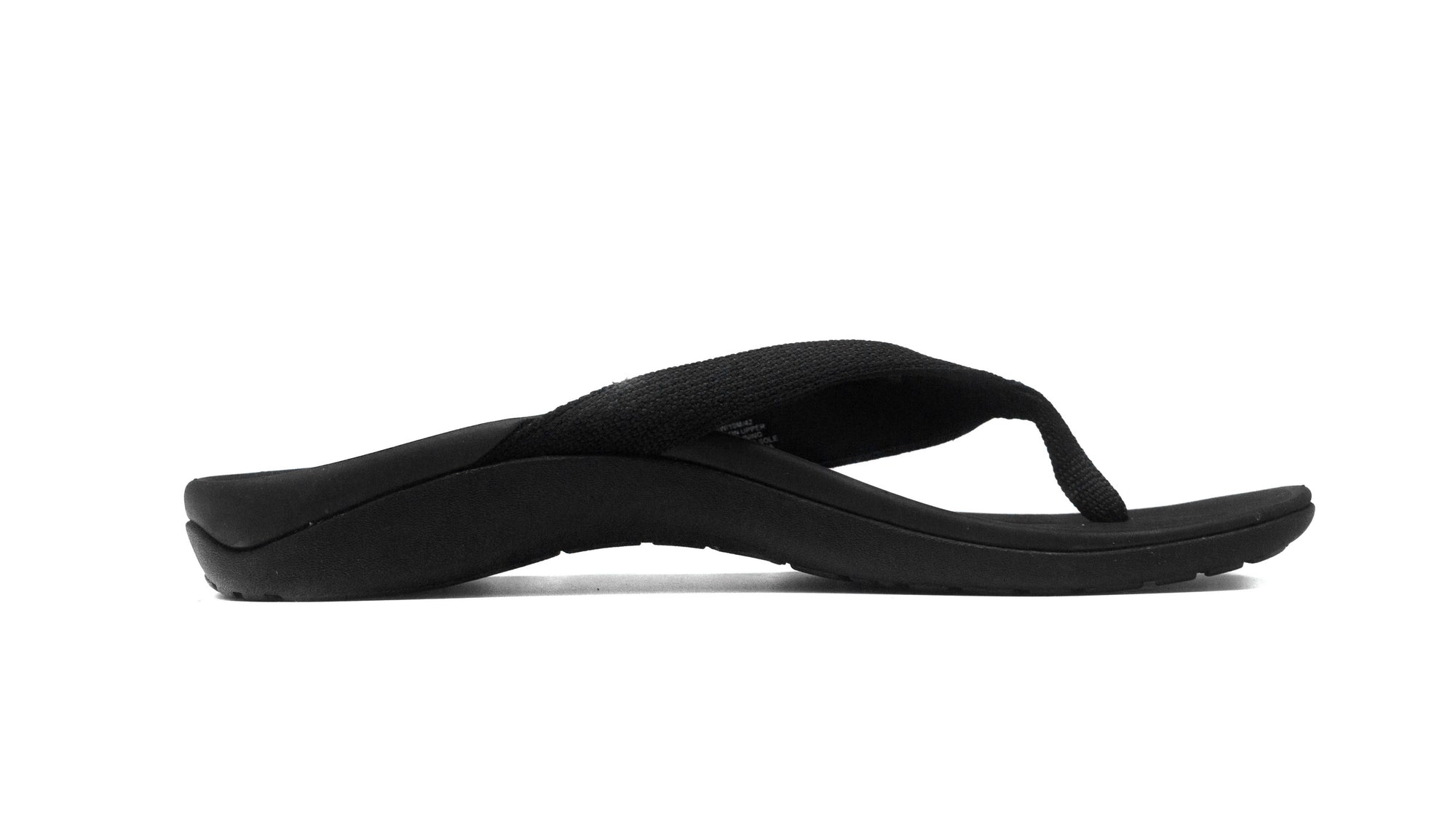 Axign Orthotic Thongs Flip Flops – Black | Plantar Fasciitis Heel Pain ...